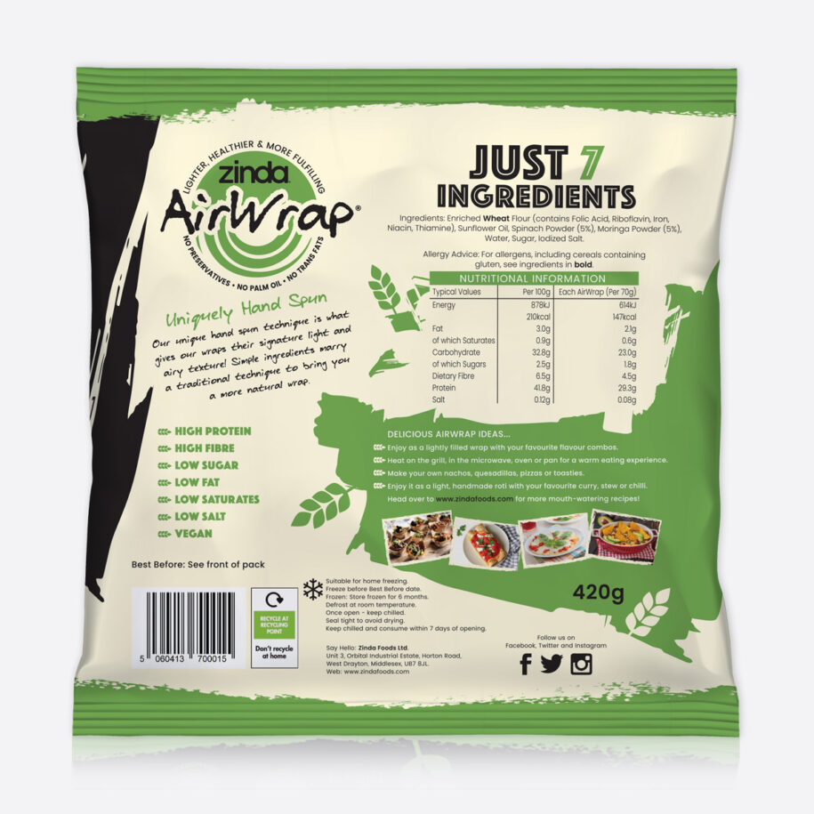 SPINACH & MORINGA (Pack of 6) – Zinda Foods Store